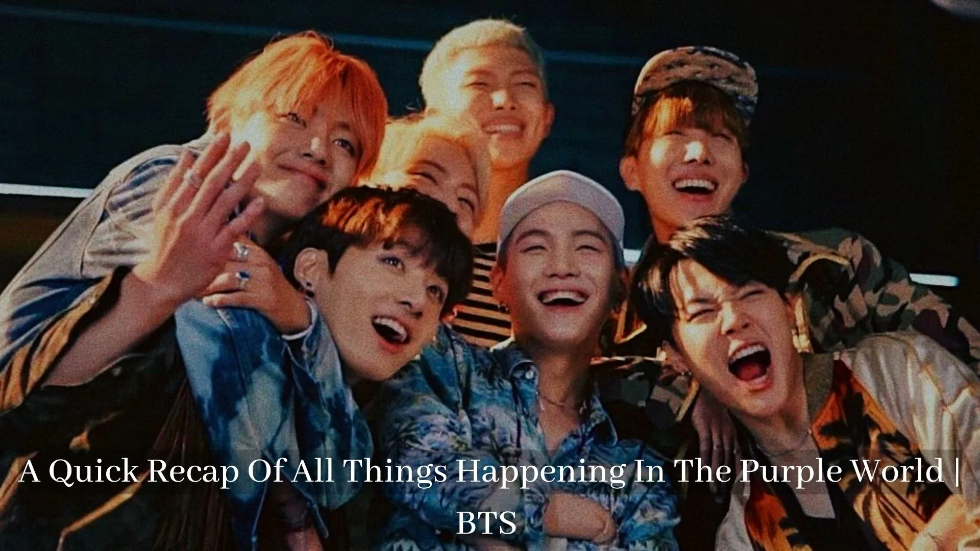 A Quick Recap Of All Things Happening With BTS | The Korean Hanami